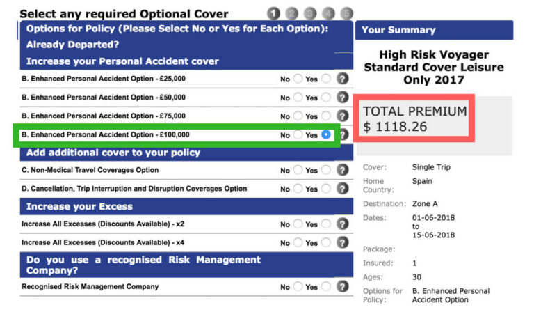 How to find the best high-risk travel insurance - Against the Compass